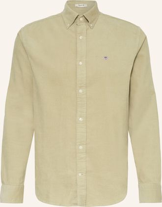 GANT Cordhemd Regular Fit beige