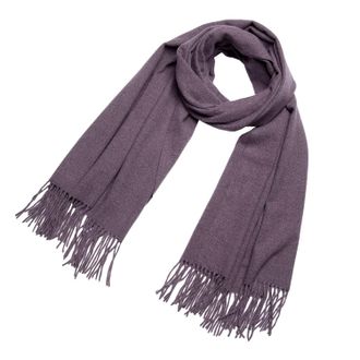 DonDon Schal Damen Winter Wollschal Winterschal gro&szlig; und flauschig 200 x 70 cm - Violett