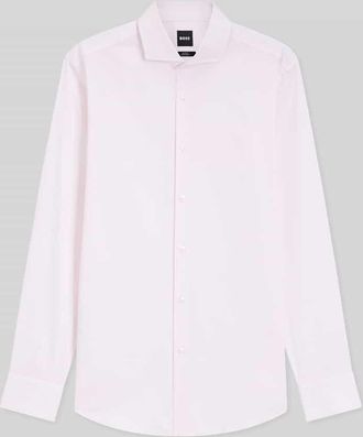 HUGO BOSS Slim Fit Businesshemd aus Baumwoll-Mix Modell HANK-SP