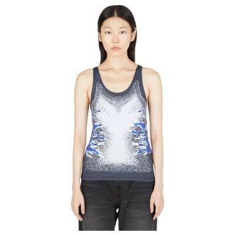 Y / Project Tanktop mit Grafischem Druck - - Tops - Damen - Grau - S