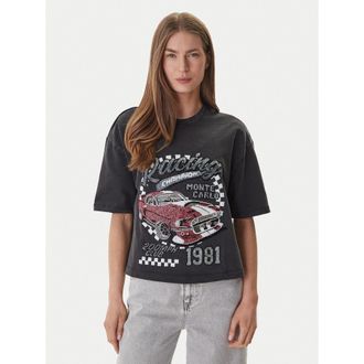 Guess T-Shirt W6GI20 K3133 Grau Relaxed Fit