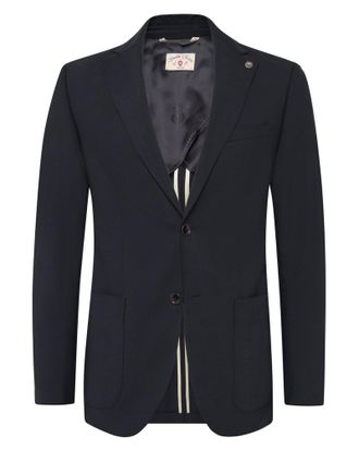 CG - Club of Gents Einreihiges Stretch-Sakko Carver aus einem Schurwollmix, Slim Fit in