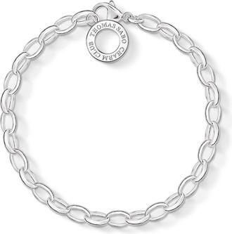 Thomas Sabo Thomas Sabo Damen Charm-Armband Classic Charm Club 925 Sterling Silber X0031-001-12