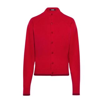 Jacquemus Femme, Pulls, Rouge, Taille: 38 FR Cardigans