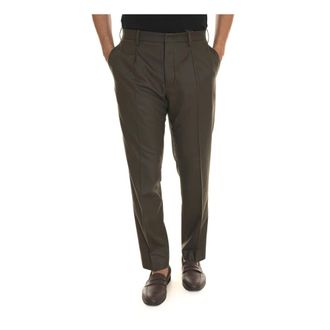 Hindustrie Flanell Chino Hose mit Front Darts - - Trousers - Herren - Gr&uuml;n - 3XL