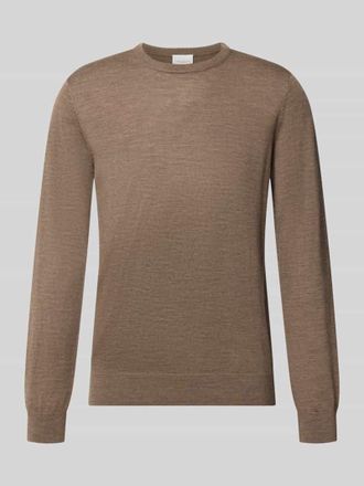 Profuomo Regular Fit Strickpullover aus reiner Wolle