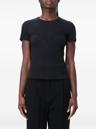 Blumarine t-shirt Bustino - Noir