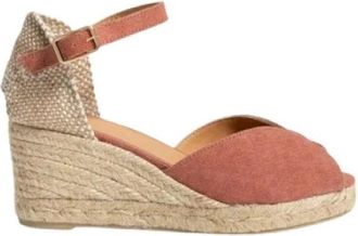Castaner Espadrille compens&eacute;e - Femme - Chaussures - Rouge - Taille: 41 EU