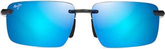 Maui Jim unisex, Accessoires, Gris, Taille: 61 MM Lunettes de soleil Laulima