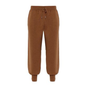 Ami Track-Hose mit Kordelzug und Logo-Patch - - Trousers - Damen - Braun - XS