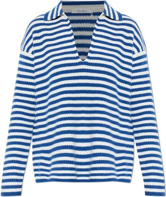 Max Mara Femme, Pulls, Bleu, Taille: 42 FR Gomma Polo