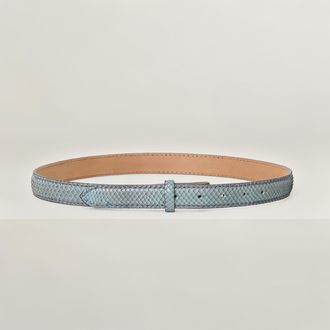 Reptiles House Pythonleder-Gürtel 25 mm - Jeans