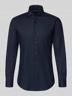 HUGO BOSS Slim Fit Businesshemd aus Baumwoll-Mix Modell H-HANK-SP