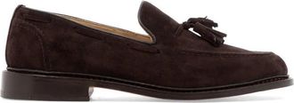 Trickers Loafer - Tassel-Detail Brown Leather Loafers By Trickers - Gr. 10 - in Schwarz - f&uuml;r Damen