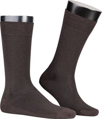 Kunert Herren Socken braun Merc. Baumwolle unifarben