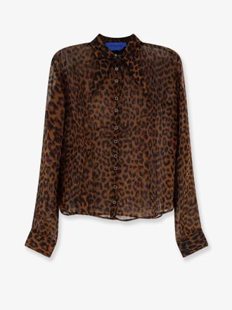 Mes Demoiselles... Viscose shirt with leopard print - MES DEMOISELLES - gender_Woman