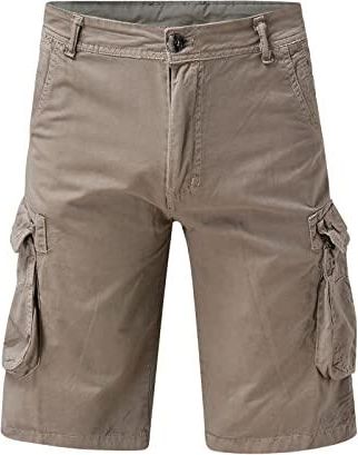 Generic Pantalon cargo pour homme, pantalon de jogging, pantalon d&eacute;t&eacute; de couleur unie, short court d&eacute;contract&eacute; et droit, poche bouton, &eacute;lastique, fin, 2026, k