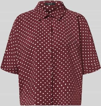 OPUS Regular Fit Kurzarmbluse aus Modal-Mix Modell Farise polkadot