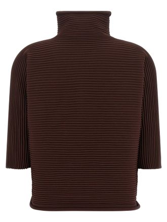 Pleats Please Issey Miyake Blouse - Brown