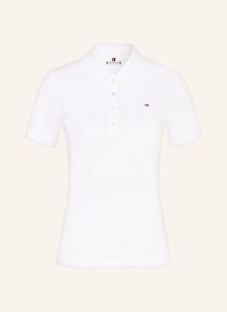 Tommy Hilfiger Piqu&eacute;-Poloshirt weiss