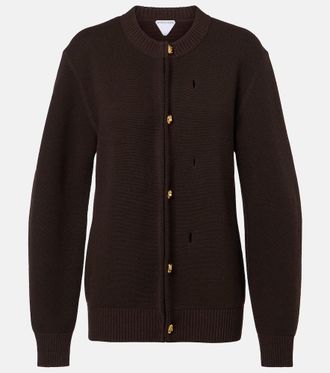 Bottega Veneta Cardigan en laine et coton
