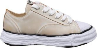 Miharayasuhiro Mihara Yasuhiro, Homme, Chaussures, Beige, Taille: 43 EU Peterson23 OG Sole Vintage Leather Effect Low-top Baskets