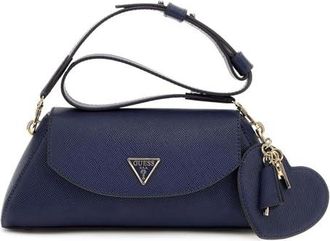 Guess sac à épaule Bolena Flap Shoulder Bag Midnight bleu marine