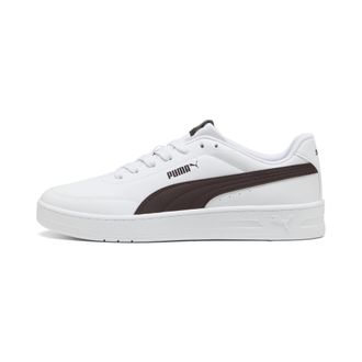 Puma Sneakers Court Classic Clean Unisexe, Chaussures, Blanc, 35.5