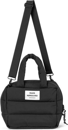 Mads Norgaard Femme, Sacs, Noir, Taille: ONE Size Sac Boxy Noir avec Poignées Souples