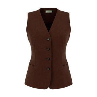 Antonelli Figurbetonte Weste - - Suits - Damen - Braun - XL