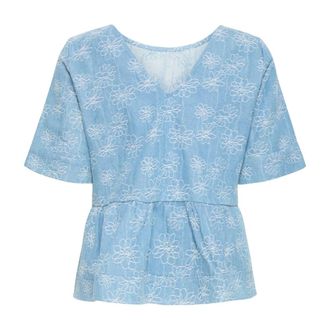 Ichi Ichi - Blouses & Chemises - Femme - Blouses et Chemises - Bleu - Taille: 36 FR