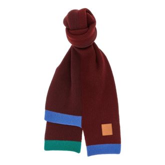Loewe Asymmetrischer Schal aus Wolle - - Accessories - Damen - Mehrfarbig - ONE SIZE