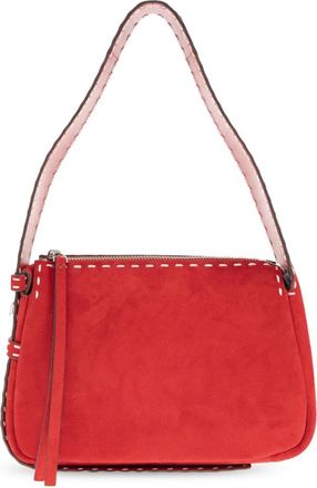Tory Burch Femme, Sacs, Rouge, Taille: ONE Size Sac bandouli&egrave;re Romy Pick Stitch Small