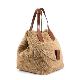 Ibeliv Sac Laza II en raphia et coton