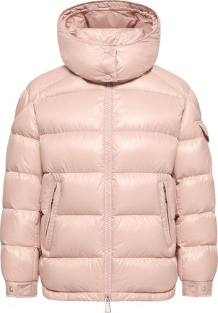 Moncler Moncler Doudoune Courte &Agrave; Capuche Maire, Femme, Rose, Taille: 00