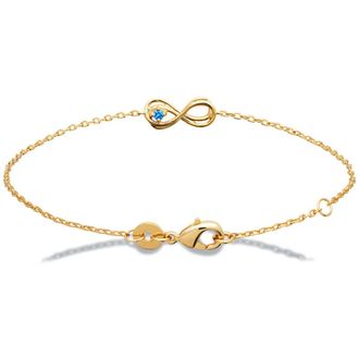 Brillaxis Bracelet infini oxyde bleu