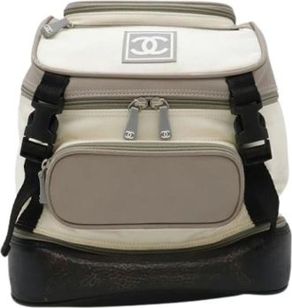 Chanel unisex, Pre-owned, Beige, Taille: ONE Size Sac &agrave; dos Vintage Pre-owned