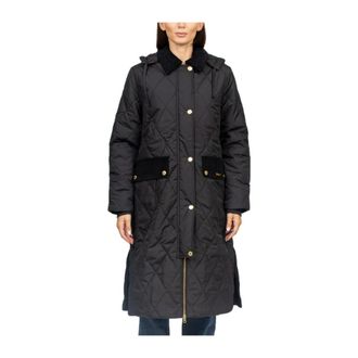 Barbour Femme, Manteaux, Noir, Taille: 40 FR Quilted Shell Trench