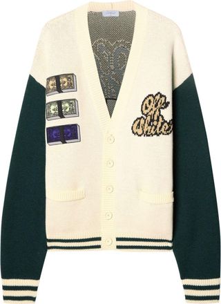 Off-white cardigan Crystal Cash - Tons neutres