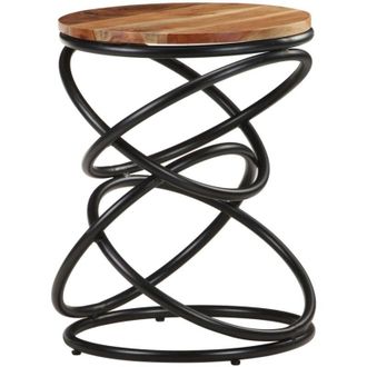 vidaXL Vidaxl - Table dappoint 40x40x52 cm Bois dacacia massif