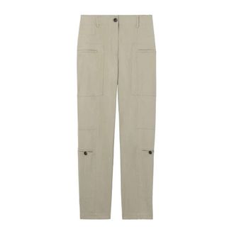 Proenza Schouler Graue Casual-Hosen mit Taschen - - Trousers - Damen - Beige - XS