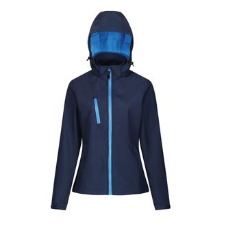 Regatta Professional Damen Venturer 3-lagige bedruckbare Softshelljacke mit Kapuze (1 St&uuml;ck)