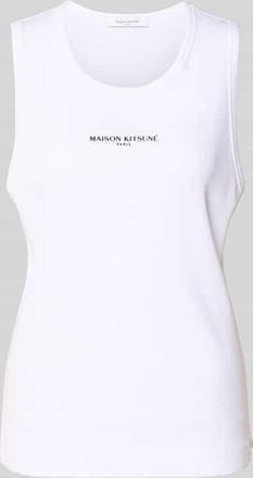 Maison Kitsun&eacute; Top aus reiner Baumwolle