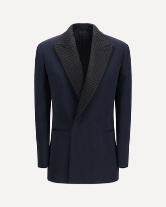 Bottega Veneta Single breasted Jacket with intrecciato motif Female 38