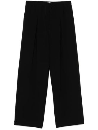 Theory pantalon à détails plissés - Noir