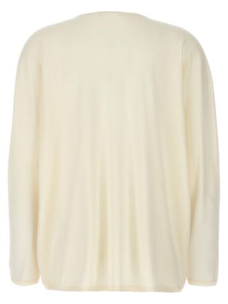Max Mara Womens White Cashmere Cardigan Clothing