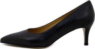 OSVALDO PERICOLI Decollet&eacute; en cuir nappa noir, talon moyen 6 cm, fabriqu&eacute; en Italie, 118, Noir, 39 EU
