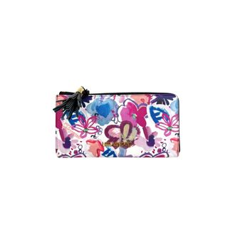 Love Moschino Femme, Accessoires, Multicolore, Taille: ONE Size Printed Large Zip-Around Wallet