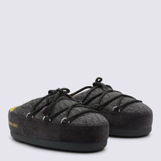 Moon Boot Womens Flat Shoes Grey _cover Tex Le Sole El