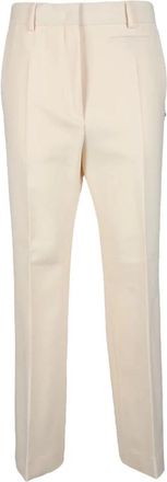 Sportmax Femme, Pantalons, Orange, Taille: 34 FR Pantalon en mélange de laine stretch